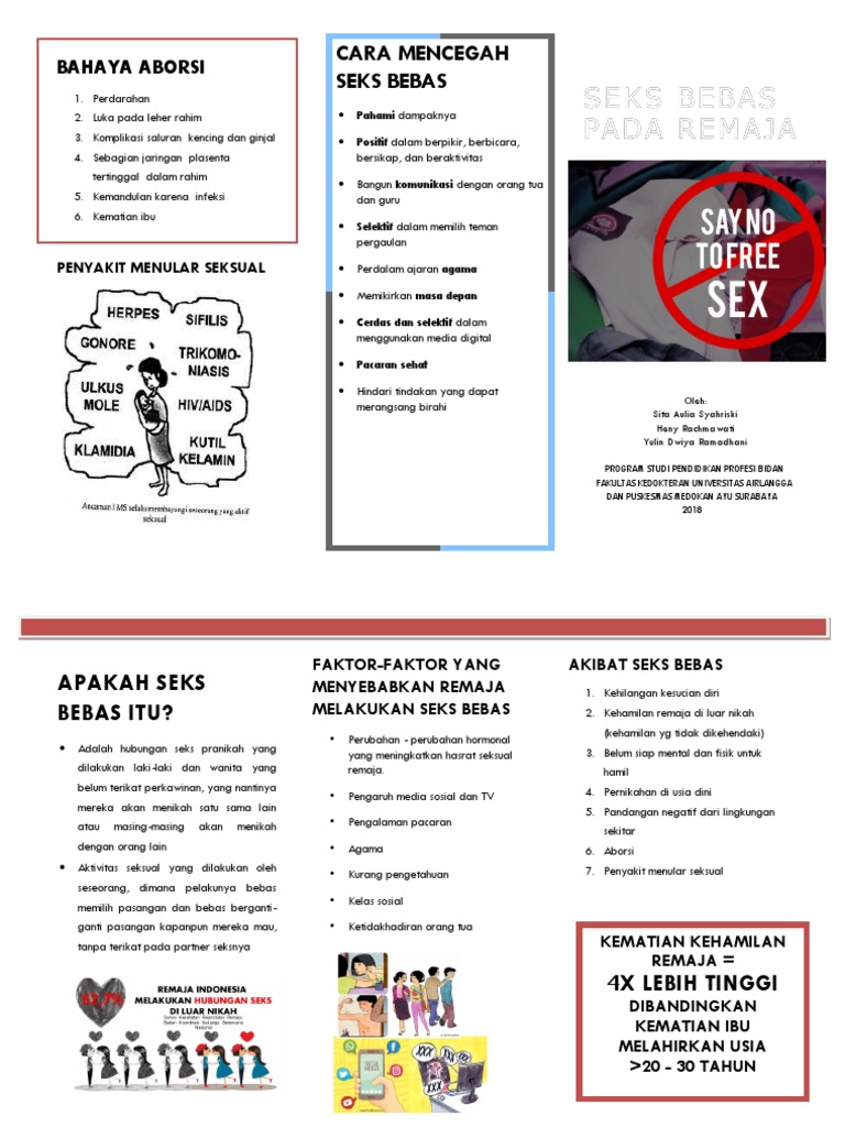 BAHAYA Seks Bebas Leaflet | PDF