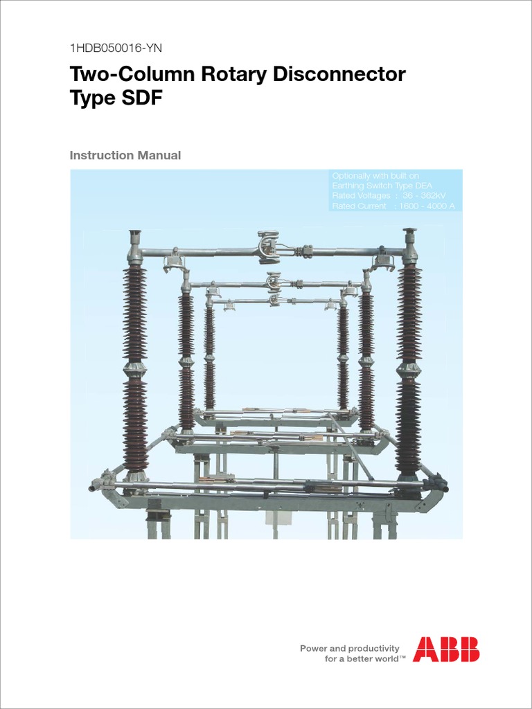 TLKT DCL ABB Lo I SDF+DEA | PDF | Switch | Insulator (Electricity)