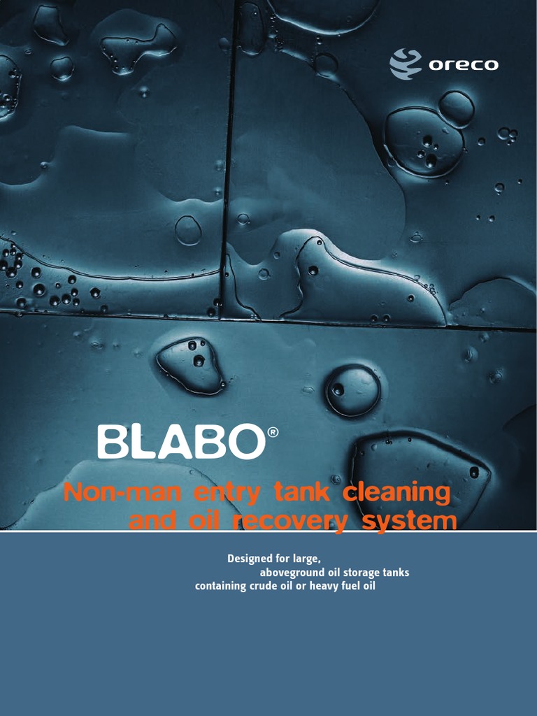 Blabo Tank Cleaning System | PDF | Petroleum | Pump