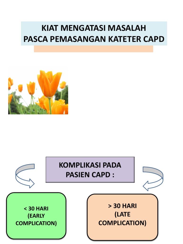 Komplikasi Capd Dan Penangannya | PDF