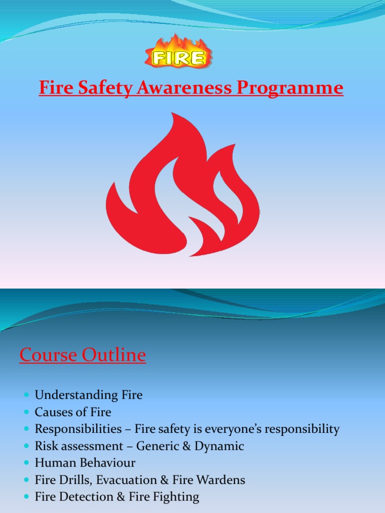 Fire Safety Program | PDF | Fires | Combustion