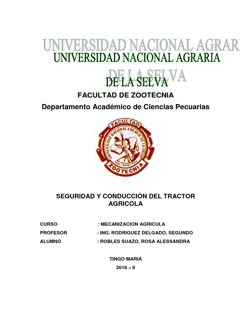 Practica 6 Ale | PDF | Tractor | Agricultura