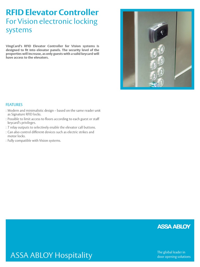 RFID Elevator Controller PDF | Download Free PDF | Elevator | Radio Frequency Identification