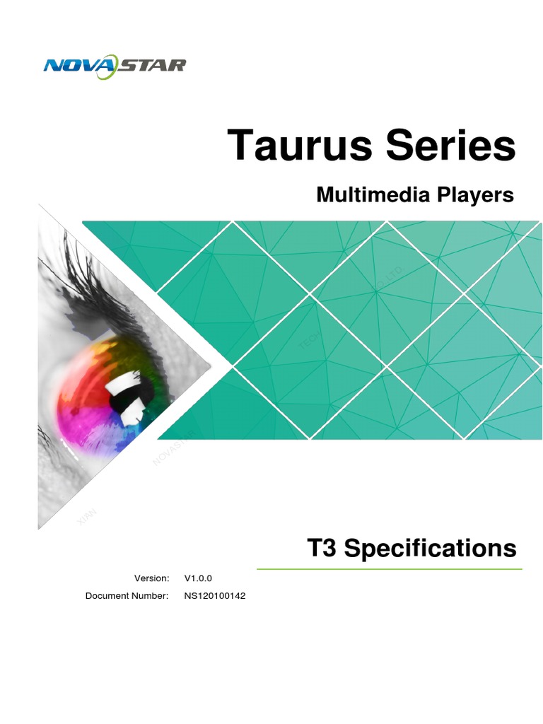 Taurus T3 Multimedia Player Specs | PDF | Wi Fi | Personal Computers