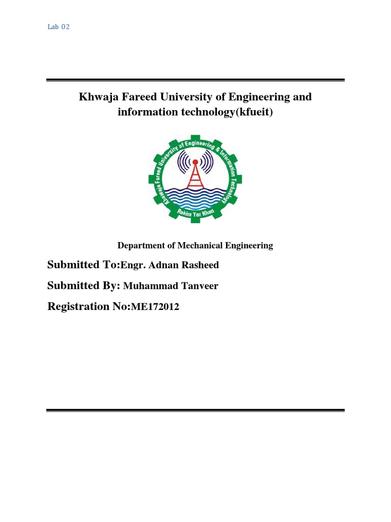 Khwaja Fareed University of Engineering and Information Technology ...