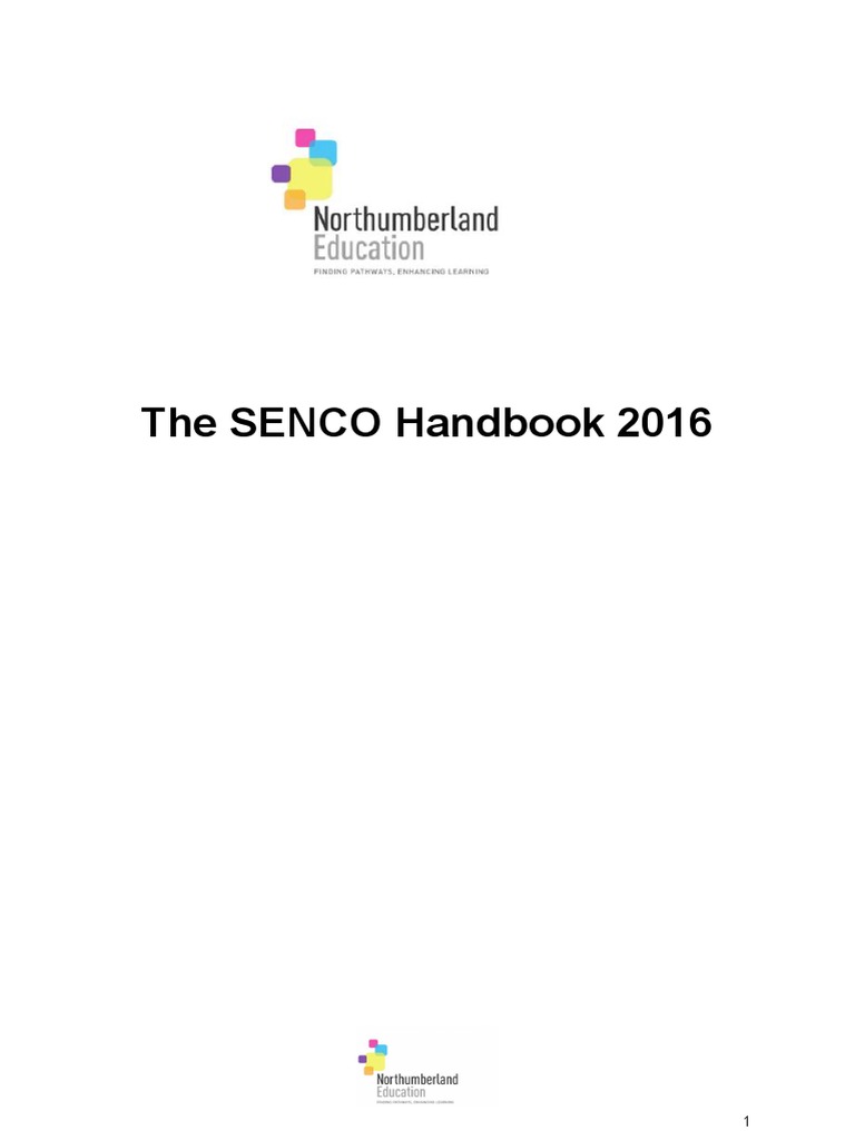Northumberland SENCO Handbook 2016 17 | PDF | Communication | Learning ...