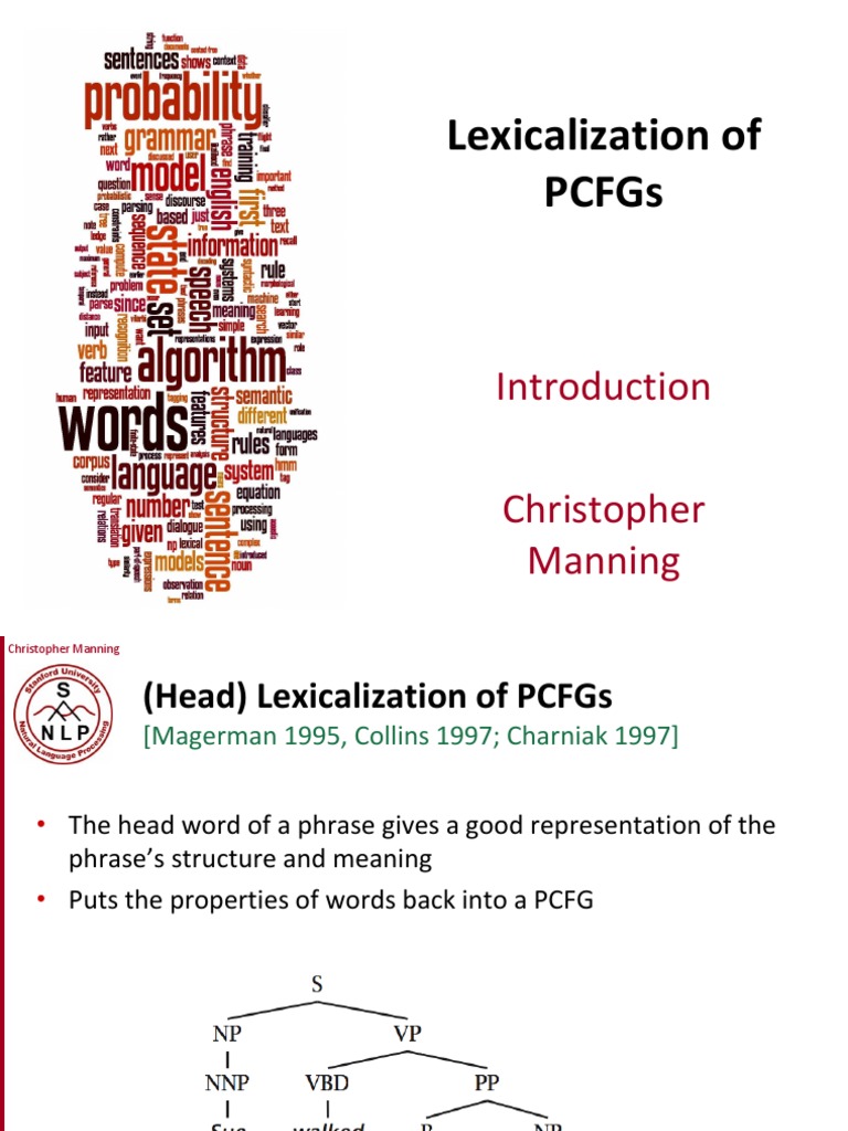 Parsing-Lexicalization Text Mining | PDF | Grammar | Linguistics