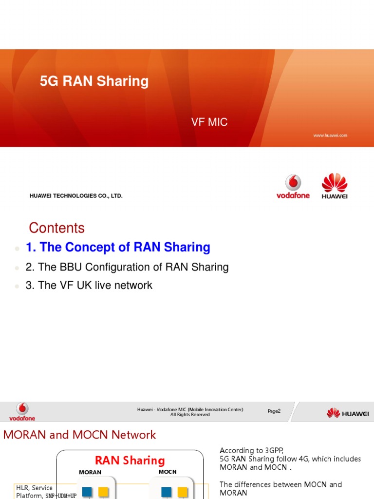 5G RAN Sharing1.3 | PDF | Telecommunications Engineering | Information ...