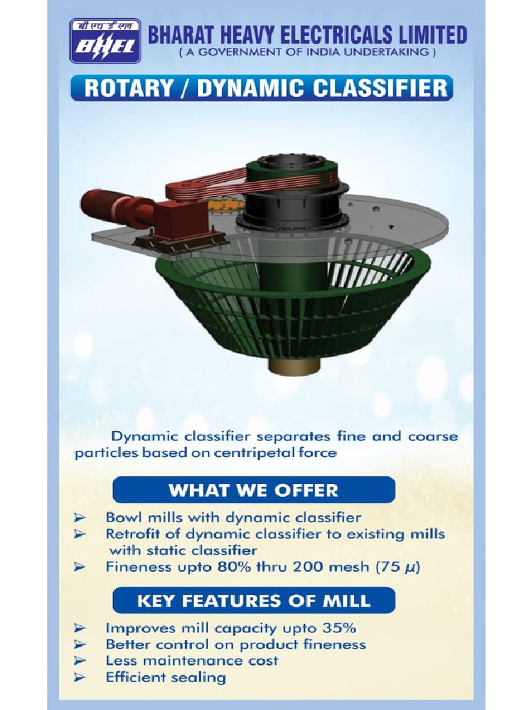 BHEL Dynamic Classifier | PDF