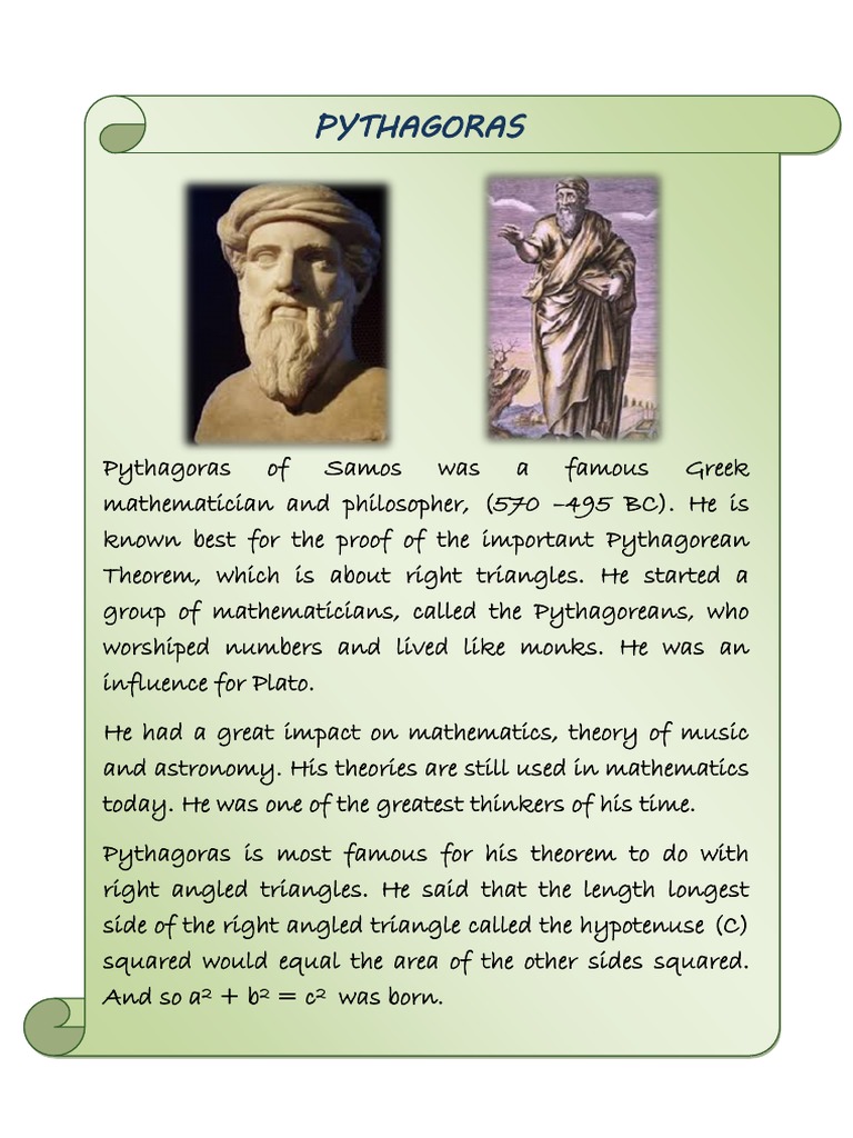 Pythagoras | PDF