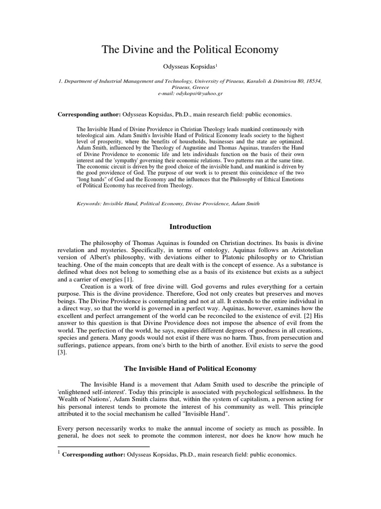 Paper Adam Smith | PDF | Adam Smith | Morality