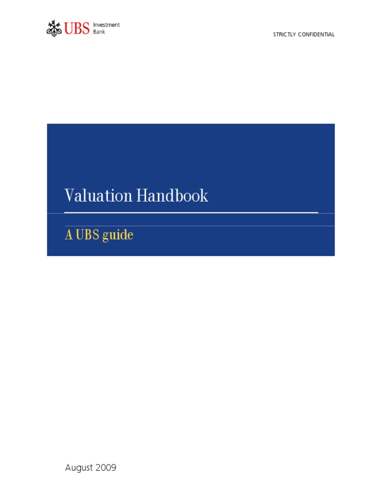 Manual UBS PDF | PDF | Return On Equity | Valuation (Finance)