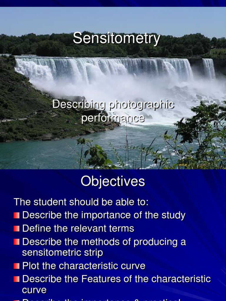 Sensitometry: Describing Photographic Performance | PDF | Exposure ...