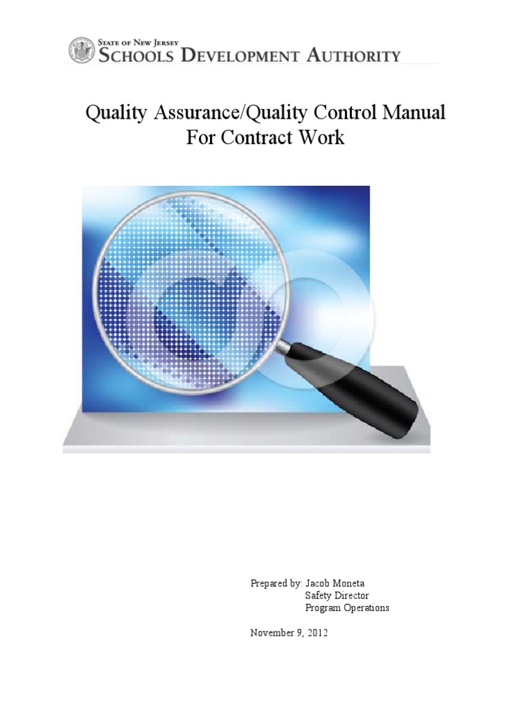 Quality Assurance Quality Control Manual PDF | PDF | Quality Assurance ...