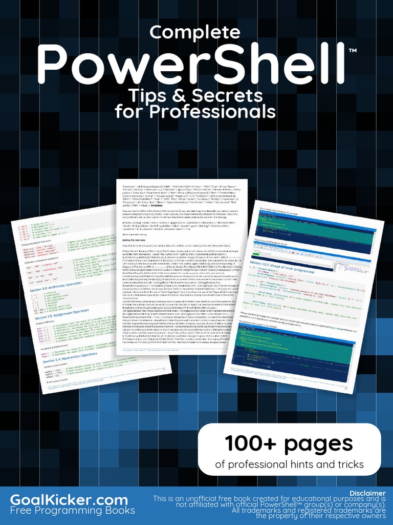 Powershell Professional Tips Secrets | PDF | Parameter (Computer Programming) | Constructor ...