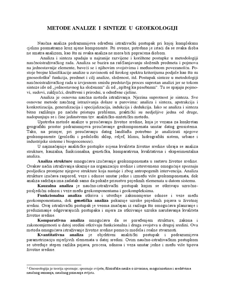 Analiza I Sinteza | PDF