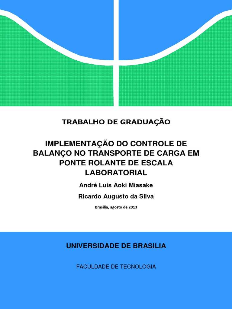 Implementação Do Controle de Balanço No Transporte de Carga em Ponte ...