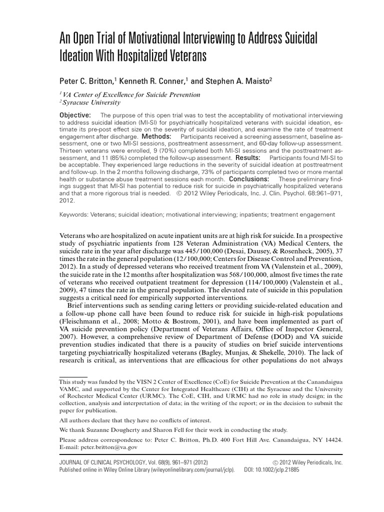 An Open Trial | PDF | Standard Deviation | Effect Size