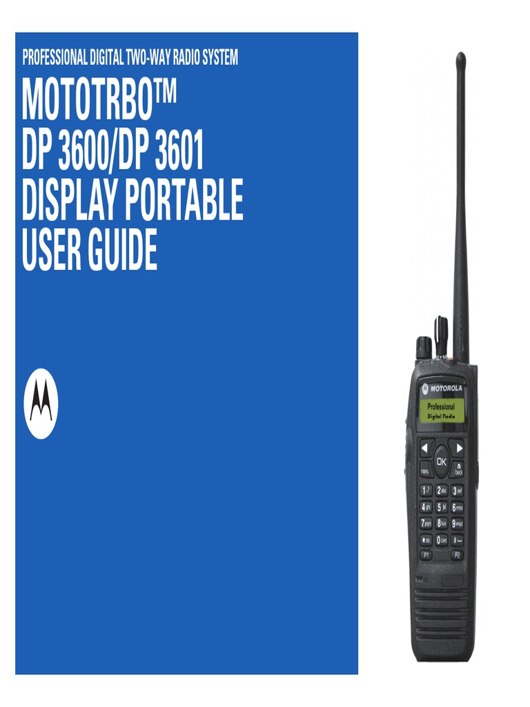 Motorola DP3600 User Manual | PDF | Copyright | License