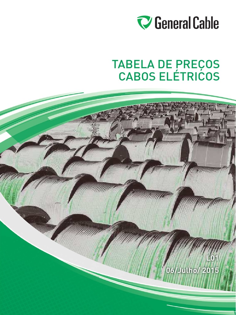 Tabela - Cabos Eletricos | PDF | Voltagem | Física