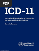 Icd 11 | PDF | International Statistical Classification Of Diseases And ...