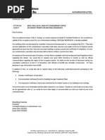 Request Letter Occupancy Permit | PDF