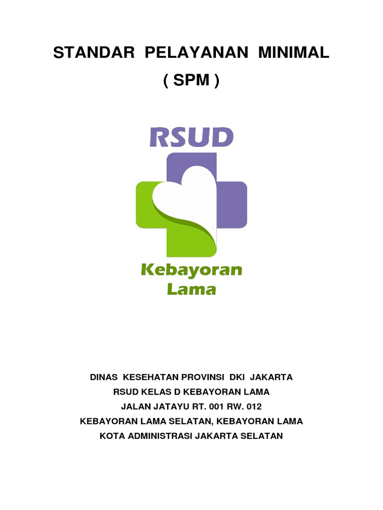 Contoh SPM Rsud Kebayoran Lama | PDF