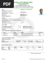Nysc ONLINE-REGISTRATION Form-4 | PDF | Social Science