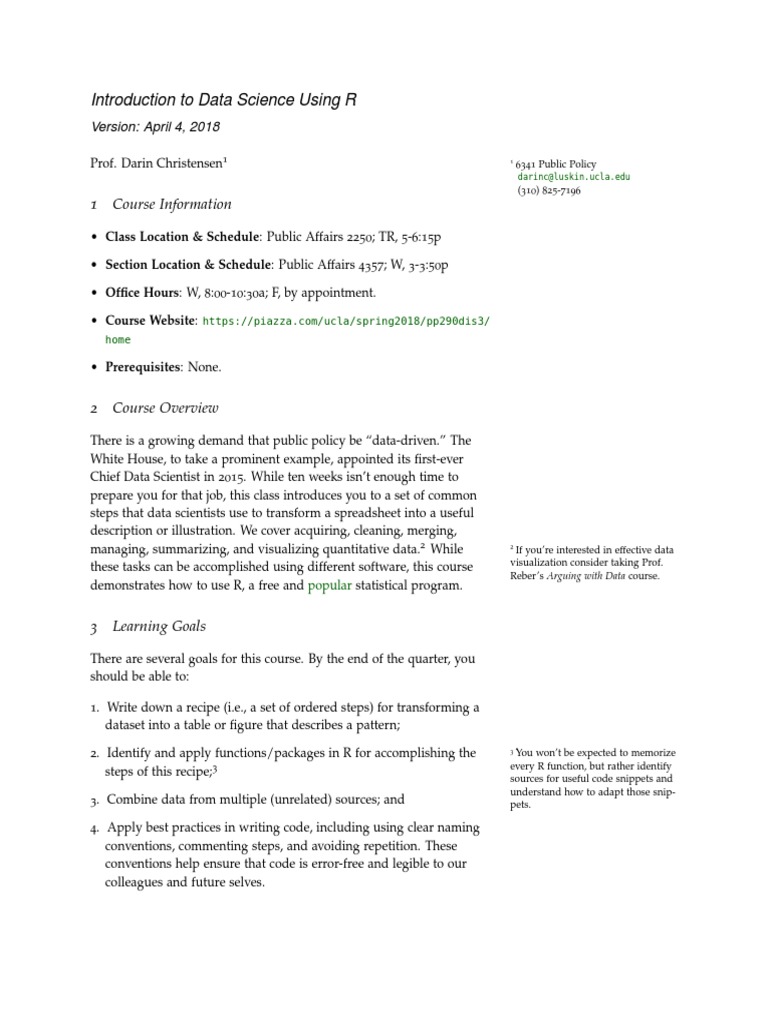 DataScience Beginner Course | PDF | Homework | Test (Assessment)