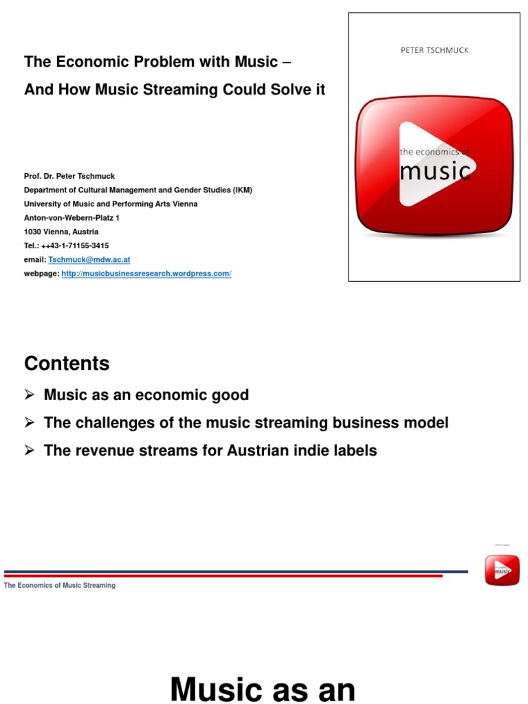 Economics of Music Streaming Explained | PDF | Music Industry | Spotify