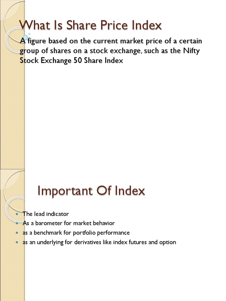 Share Price Index India | PDF | Stock Market Index | Index (Economics)