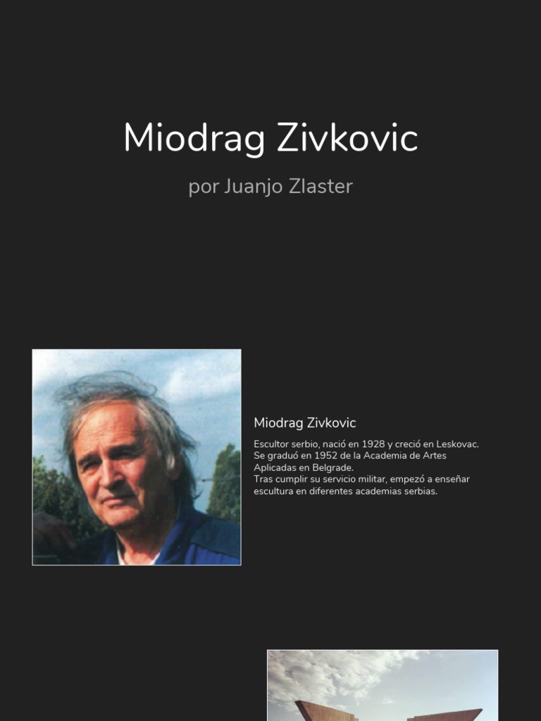 Miodrag Zivkovic | PDF | Arte