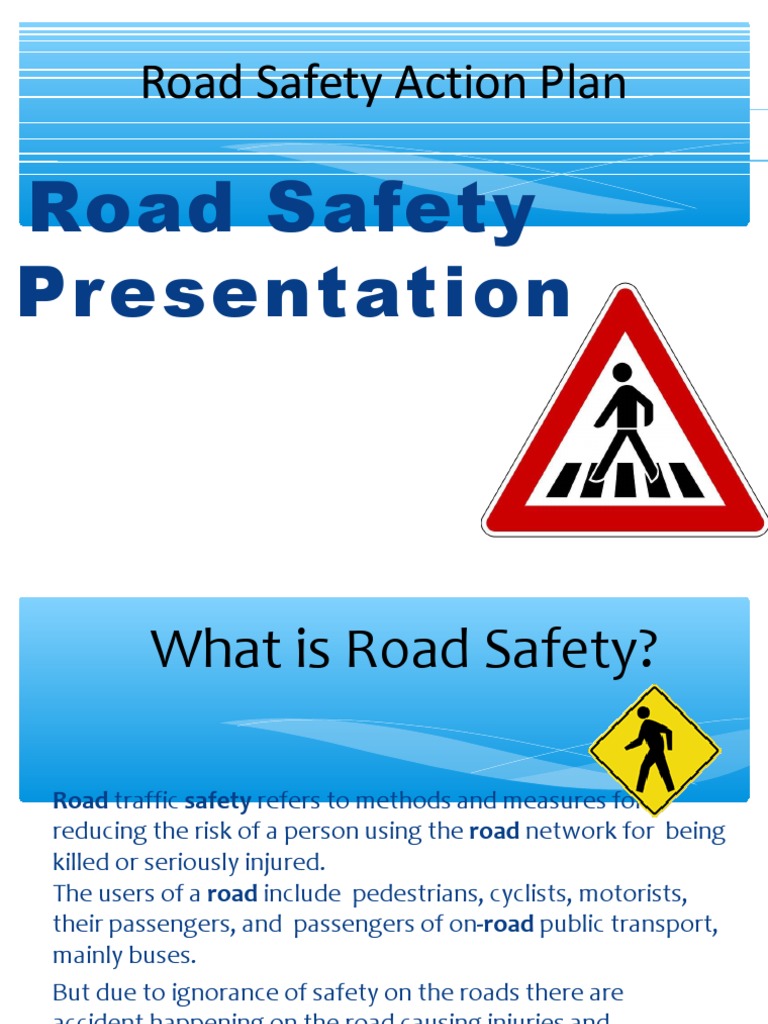 Road Safety Presentation | PDF | Traffic Collision | Road Traffic Safety