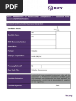 Apc Submission Example Planning and Development Rics | PDF | Real ...