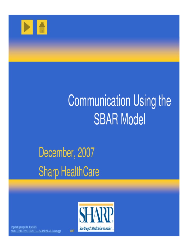 Interact Sbar Form | PDF | Medical Specialties | Clinical Medicine