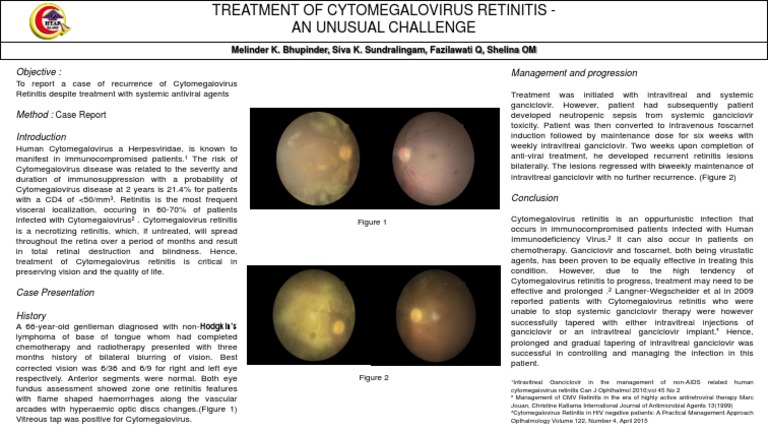 CMV Poster | PDF | Immunodeficiency | Antiviral Drug