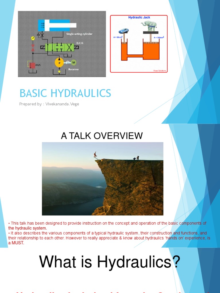 Basic Hydraulics: Prepared By: Vivekananda - Vege | PDF | Hydraulics ...