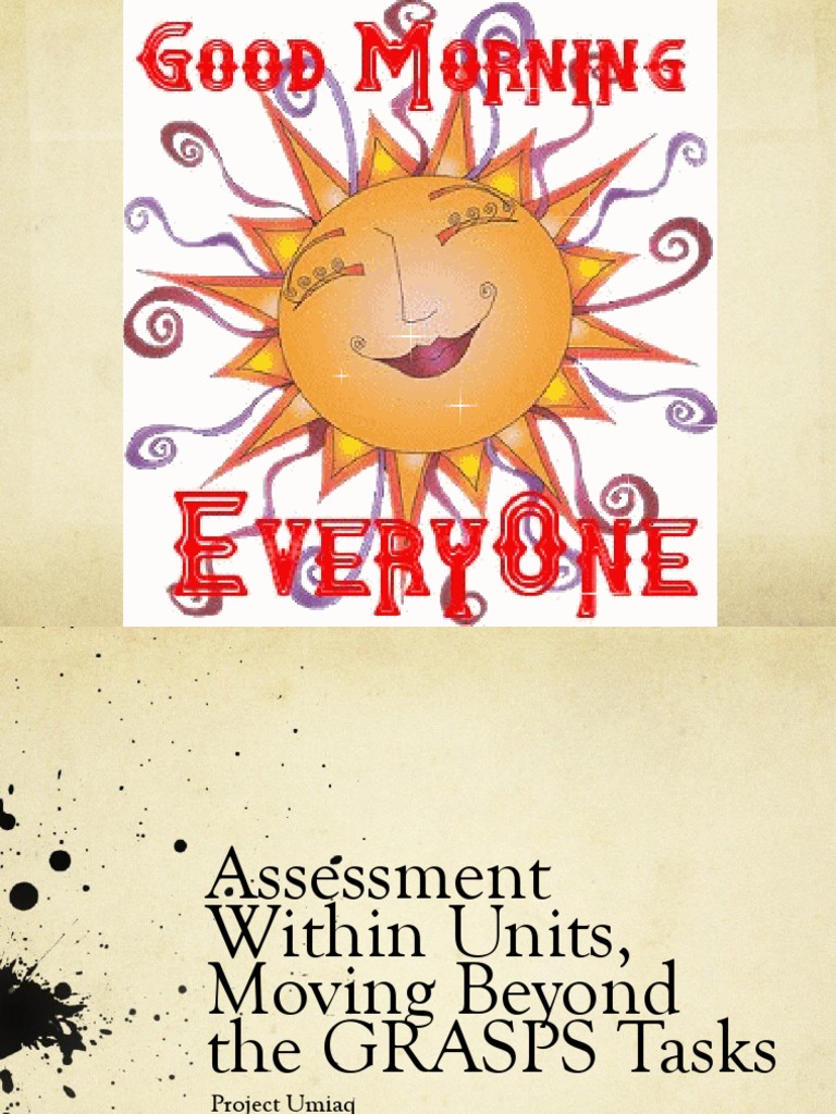 GRASPS | PDF | Rubric (Academic) | Polar Bear