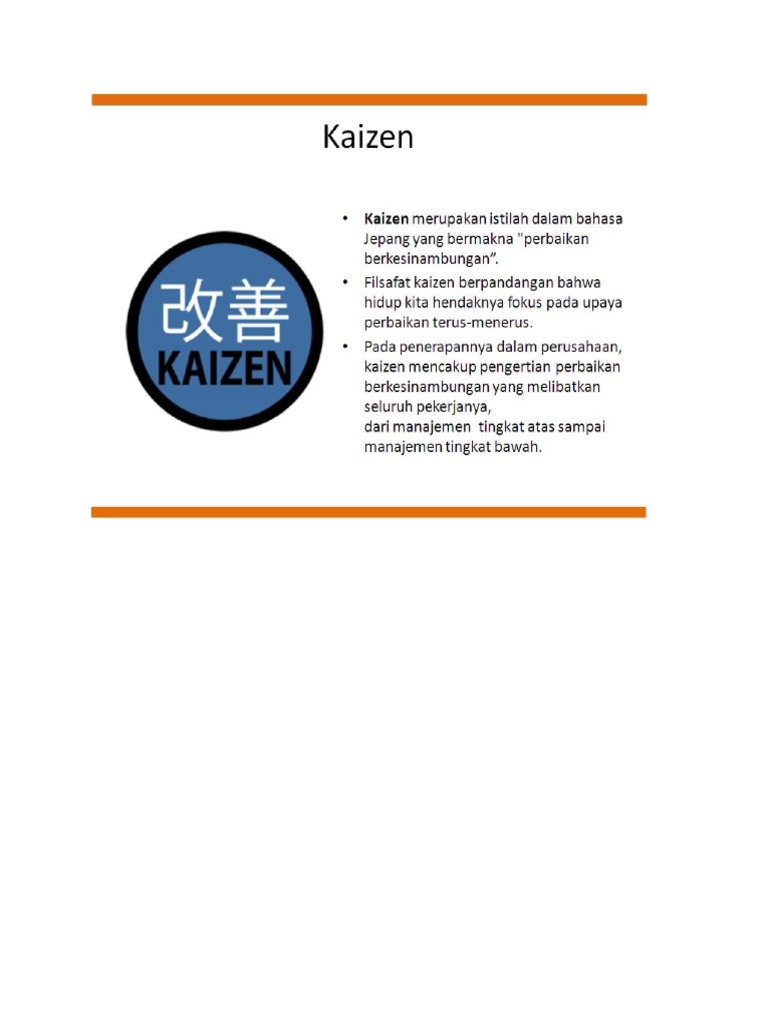 Kaizen | PDF