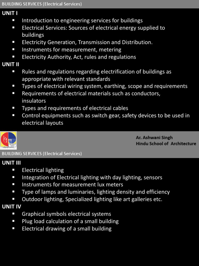 01 Introduction To Building Services | PDF | Building | Hvac