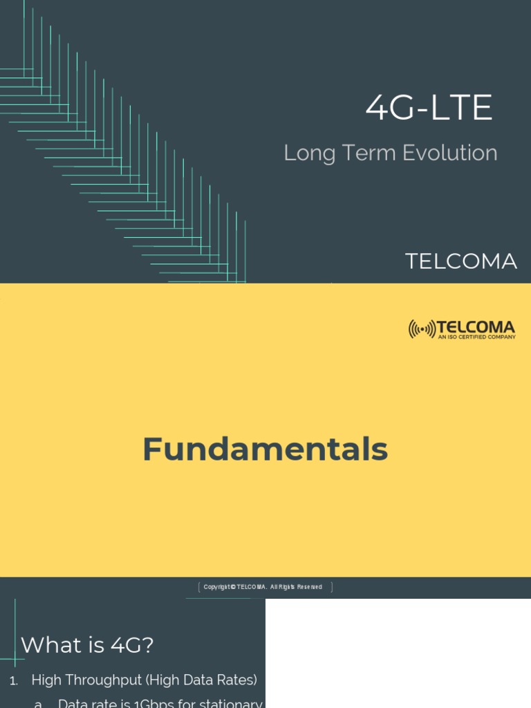 4G Lte | PDF | Duplex (Telecommunications) | 4 G