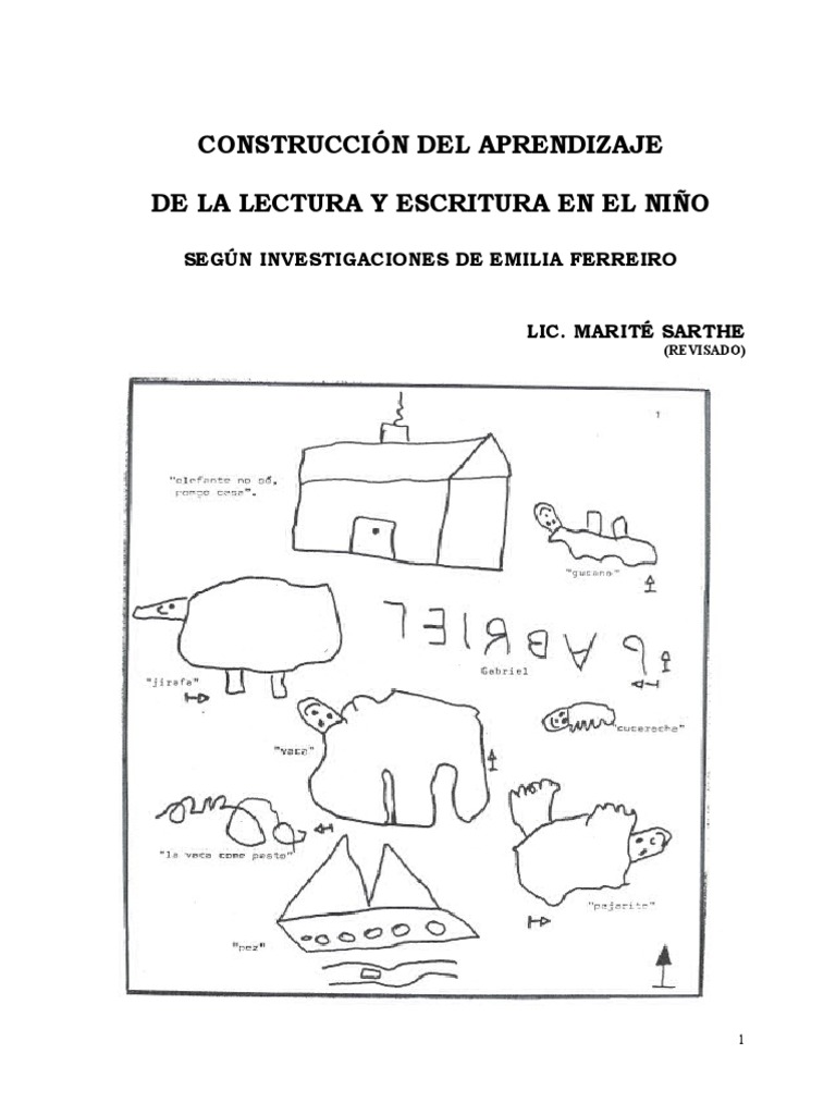 Construcción de La Escritura | PDF | Escritura | Aprendizaje