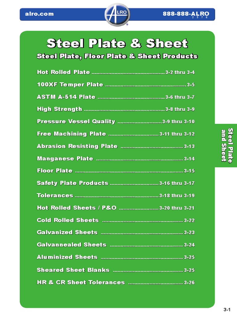003 Steelplate Sheet | PDF | Sheet Metal | Steel