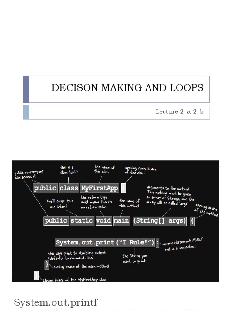 Lecture 2 Loops | Download Free PDF | Control Flow | Class (Computer ...