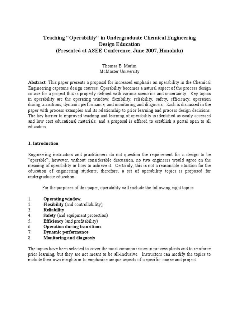 Operability WhitePaper Ver2.0 | PDF | Reliability Engineering | Design