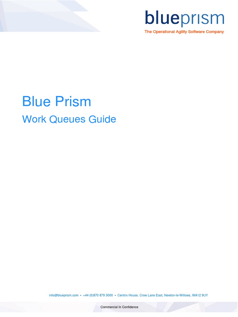 Work Queues Guide | Download Free PDF | Tag (Metadata) | Business Process