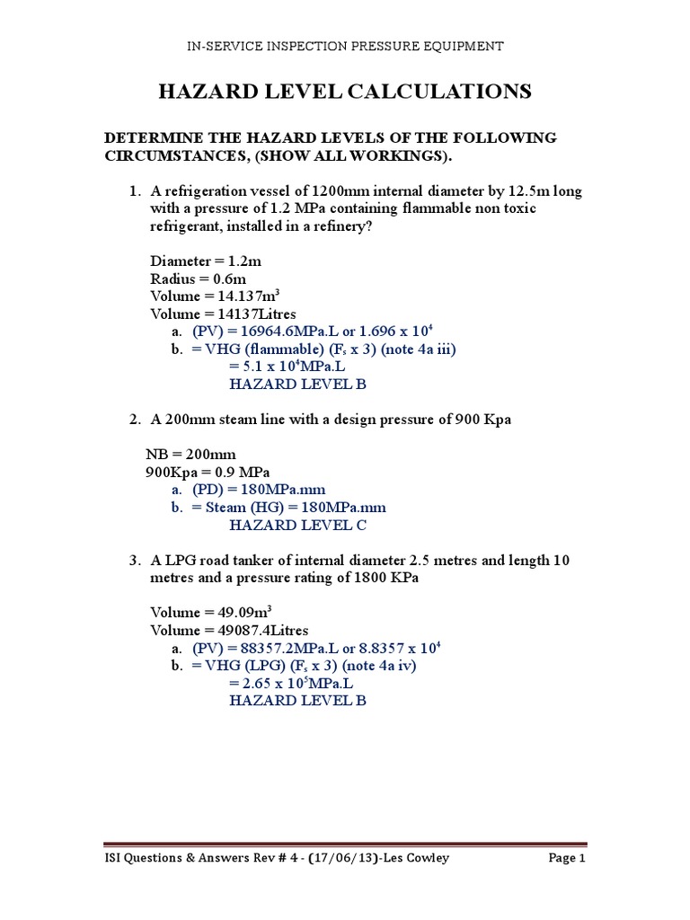 AICIP-ISI Exam Calculations | PDF | Pipeline Transport | Pressure