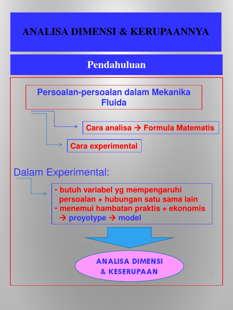 Analisis Dimensi Dan Keserupaan | PDF