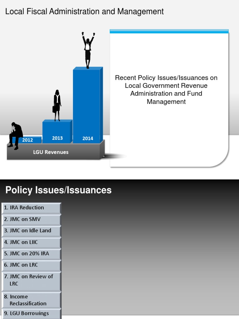 LGU Policy Issue On LG Rev Gen and Fund MNGT | PDF | Individual ...