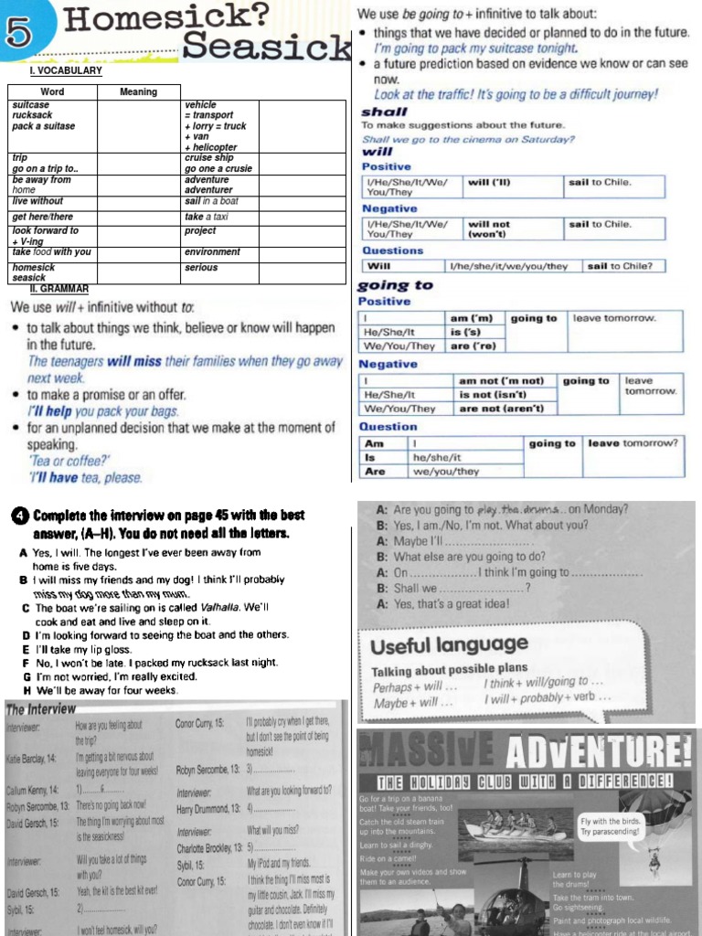 Activate A2 Unit 5 | PDF